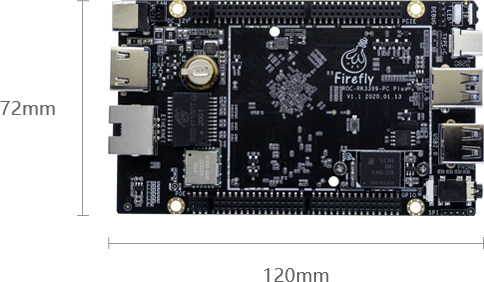 OC-RK3399-PC Plus Six-Core 64-Bit High-Performance Main Board